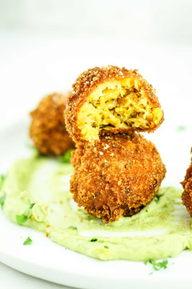 Deep Fried Elote Balls | Food Like Wow