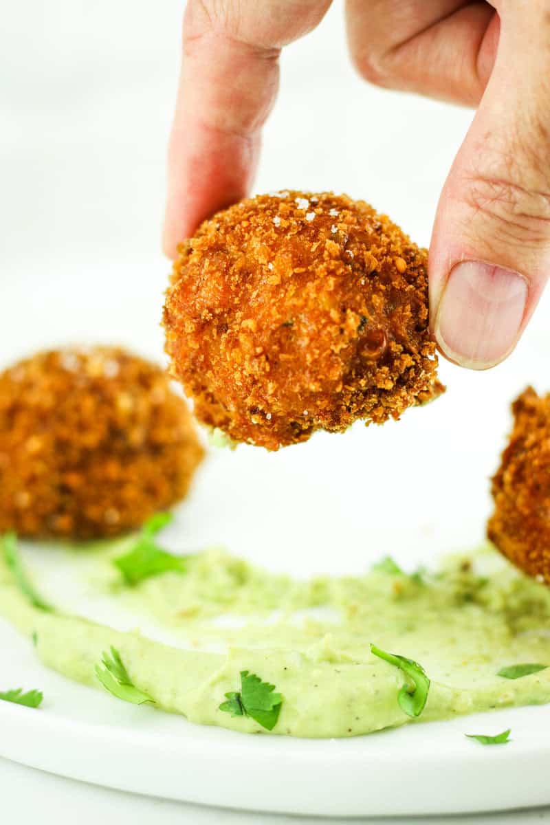 Deep Fried Elote Balls | Food Like Wow